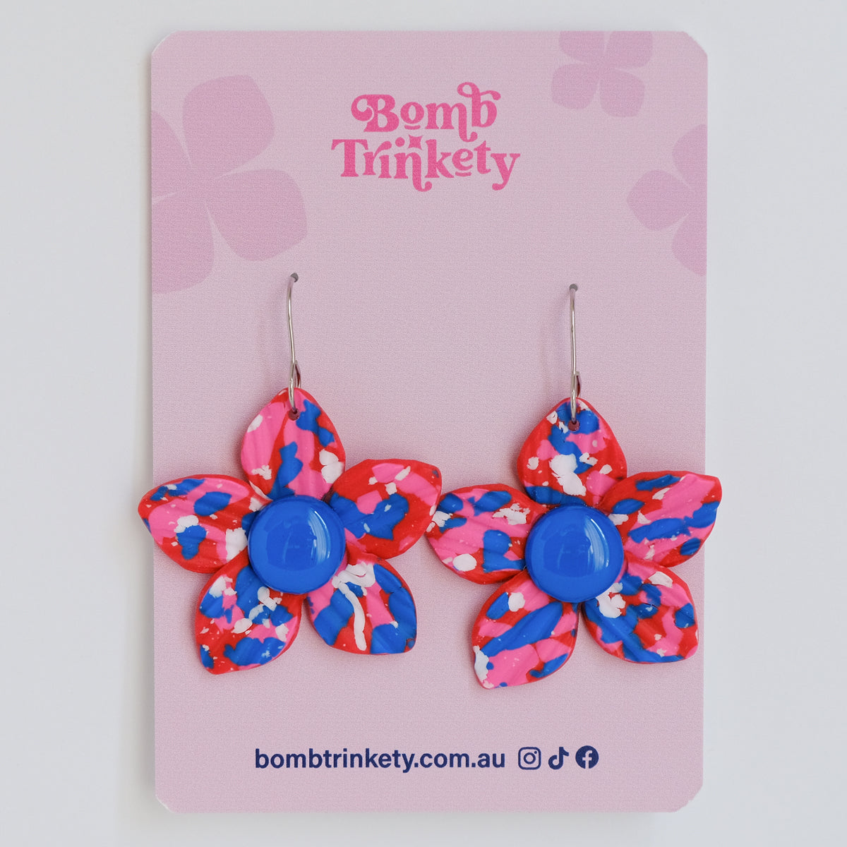 Flower Power Hooks - Marina MINI – Bomb Trinkety